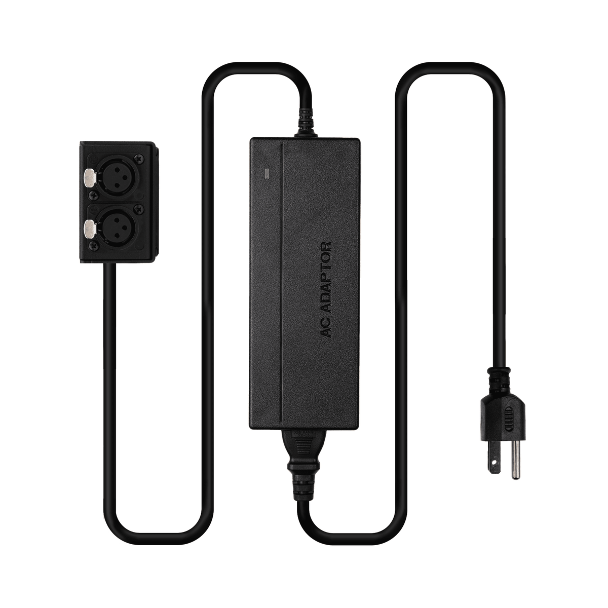 Indipro 15V AC Power Supply to Dual 3-Pin Female XLR Outputs (10A, 10'
